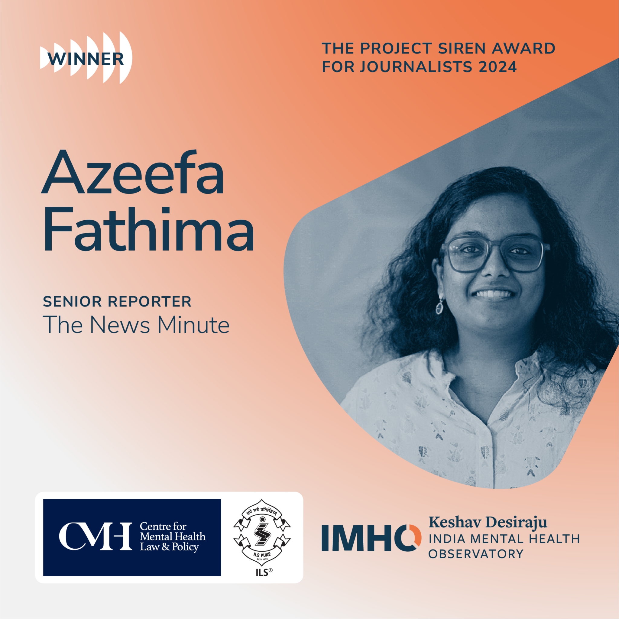 IMHO - Project SIREN award - 2024 - CMHLP